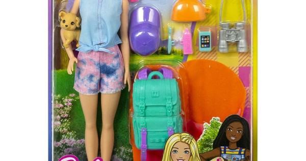 Mattel Barbie Family Camping Malibu Κούκλα (HDF73) - HDF73