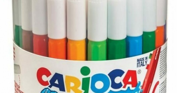 Carioca Jumbo Μαρκαδόροι Ζωγραφικής Χονδροί σε 50 Χρώματα (10342312)